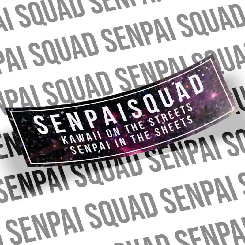 Fill Me Up Senpai Circular Gas Cap Sticker – Senpai Squad