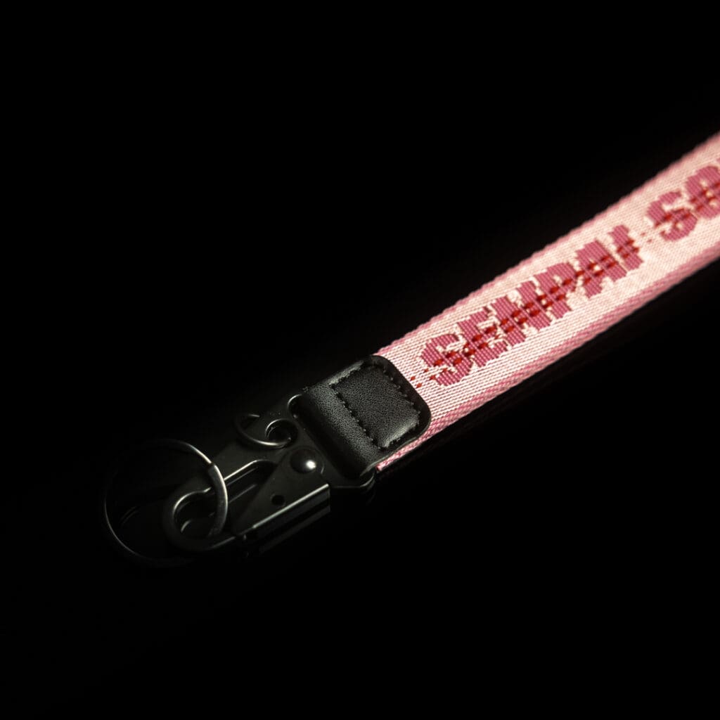 Light Pink Fabric Strap Keychain – Senpai Squad