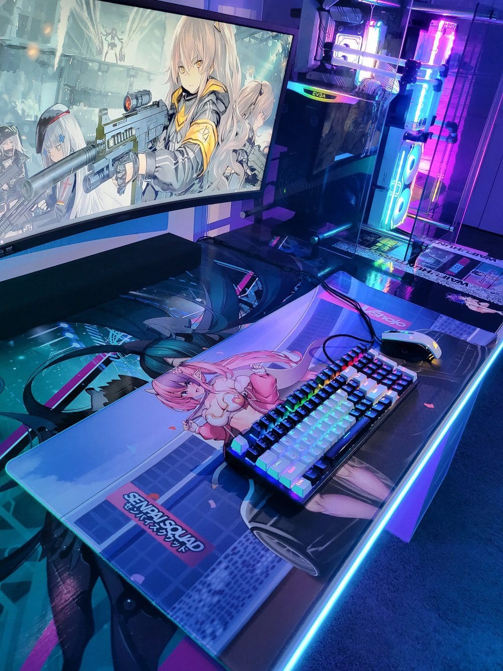 VShojo x Senpai Squad: Ironmouse Race Queen – Desk Mat – Senpai Squad