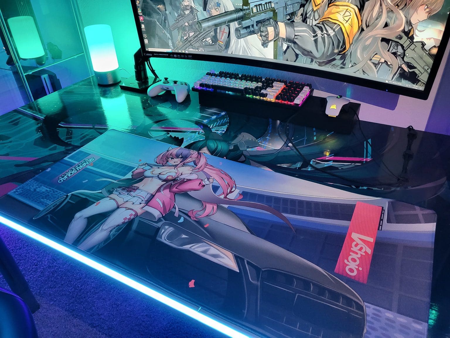 VShojo x Senpai Squad: Ironmouse Race Queen – Desk Mat – Senpai Squad