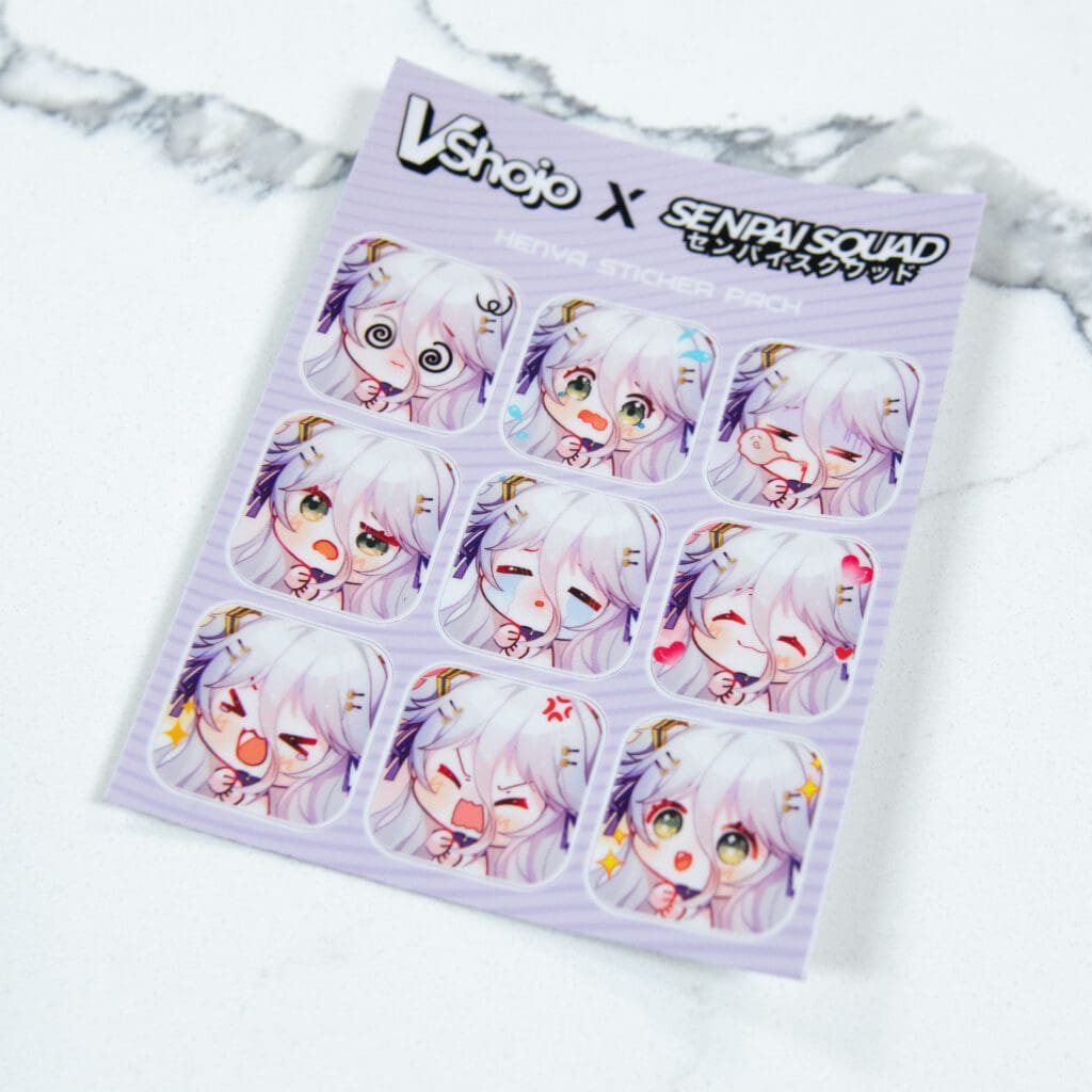 VShojo x Senpai Squad: Henya Sticker Set – Senpai Squad