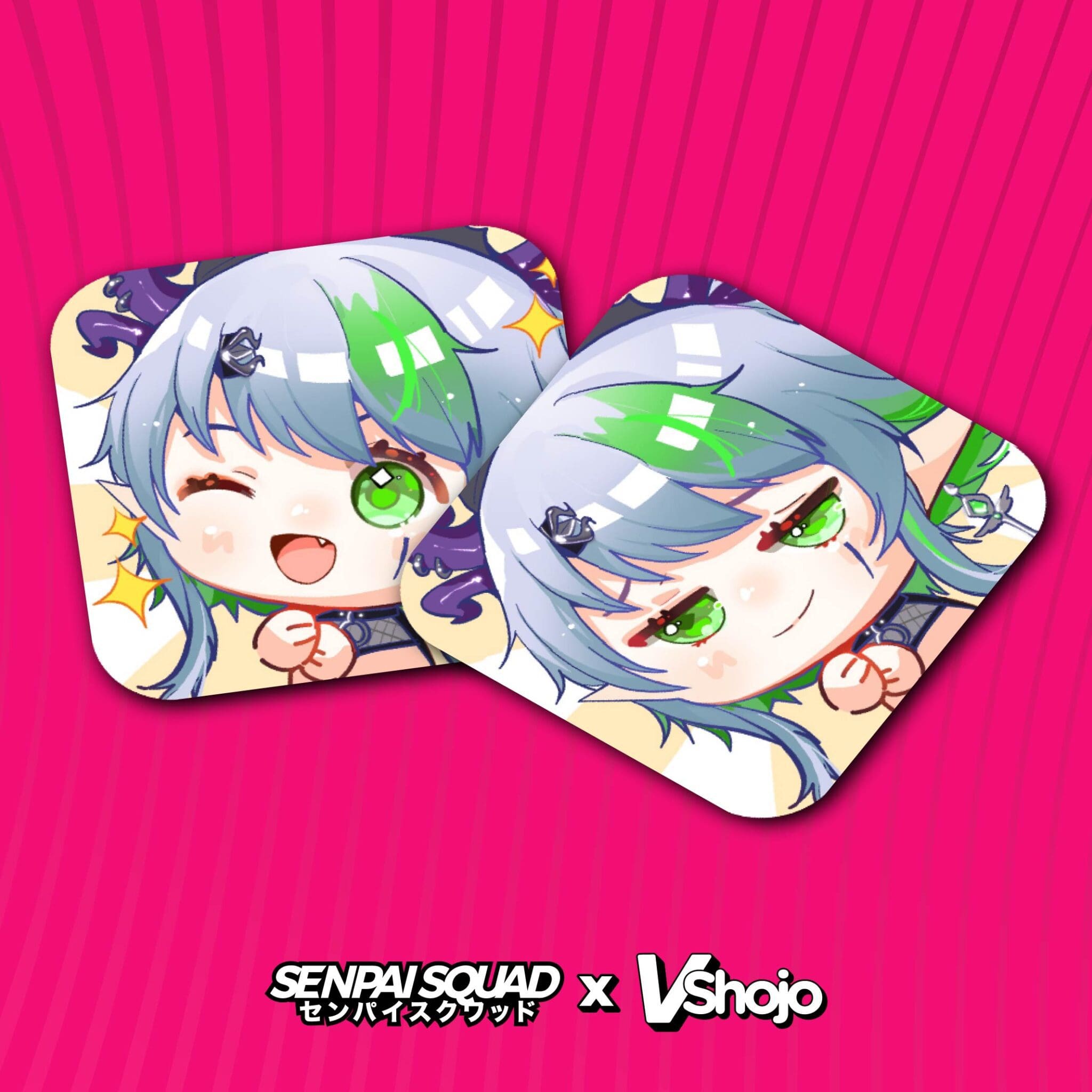 VShojo x Senpai Squad: Apricot (Square) – Air Freshener – Senpai Squad