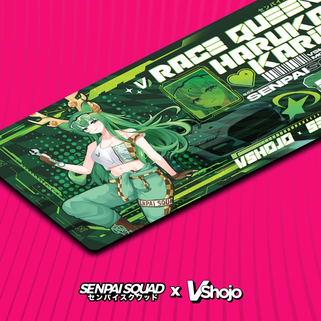 VShojo x Senpai Squad: Haruka Race Queen – Desk Mat – Senpai Squad