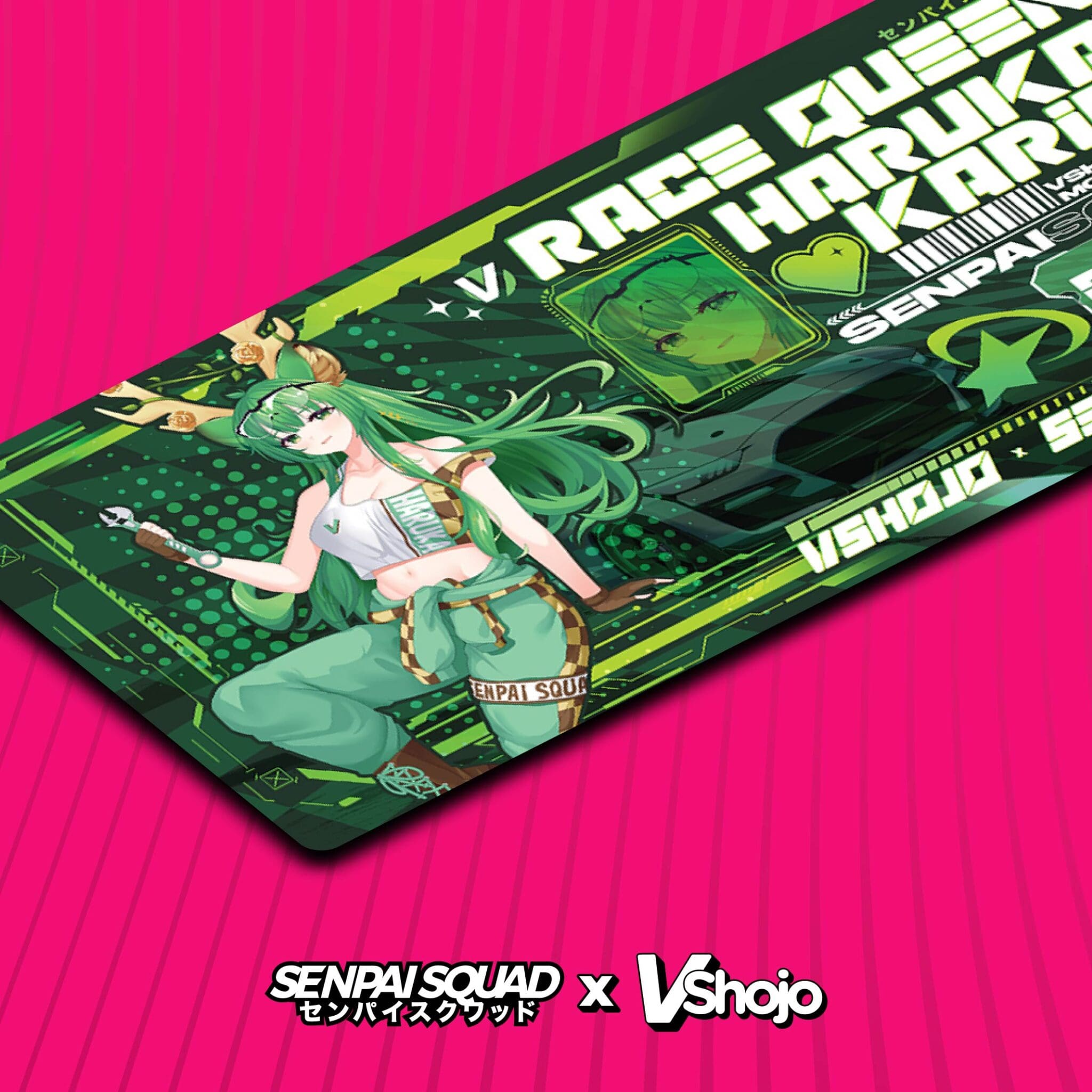 VShojo x Senpai Squad: Haruka Race Queen – Desk Mat – Senpai Squad