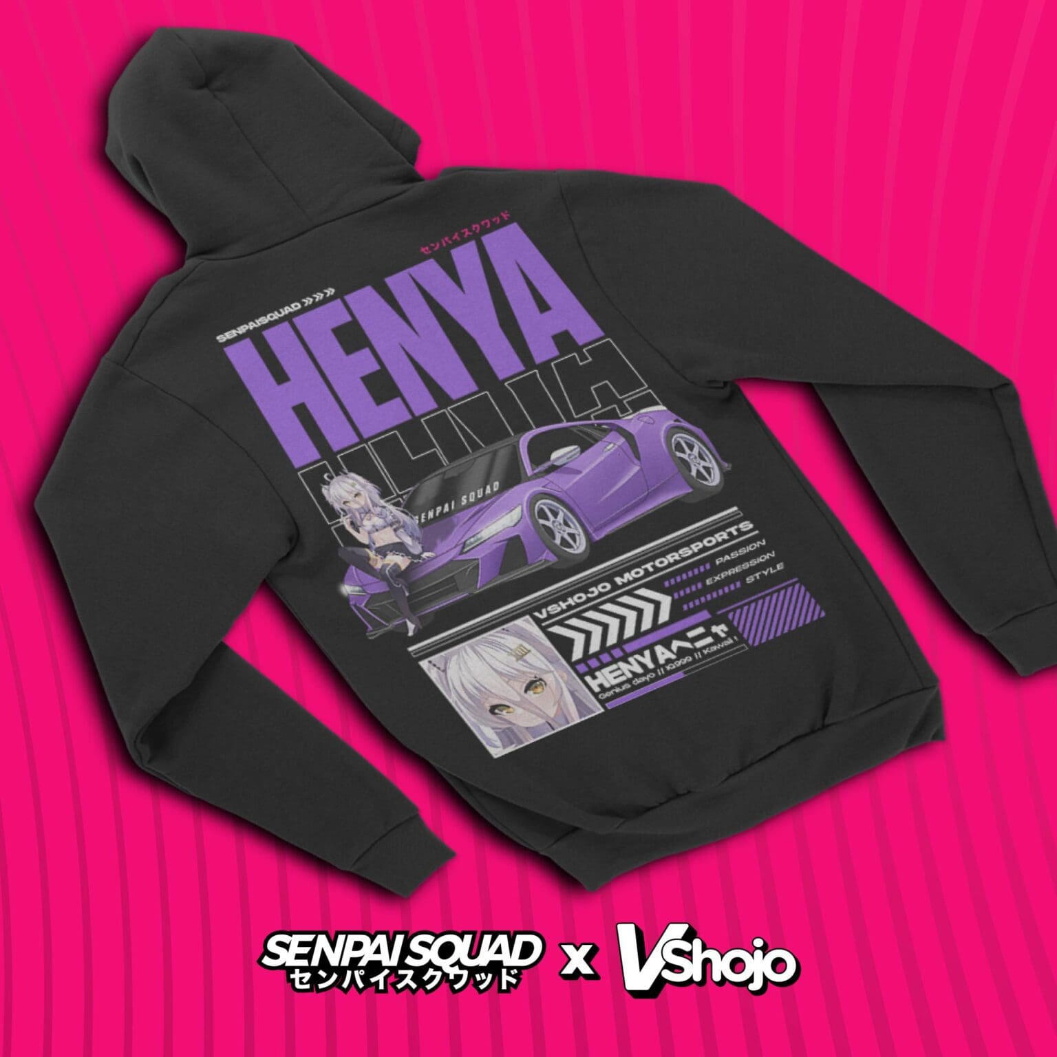 VShojo x Senpai Squad: Henya Hoodie – Senpai Squad