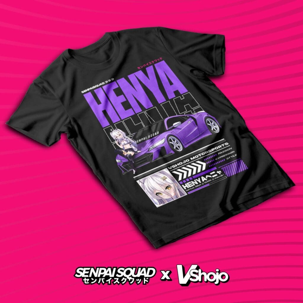 VShojo x Senpai Squad: Henya Shirt – Senpai Squad