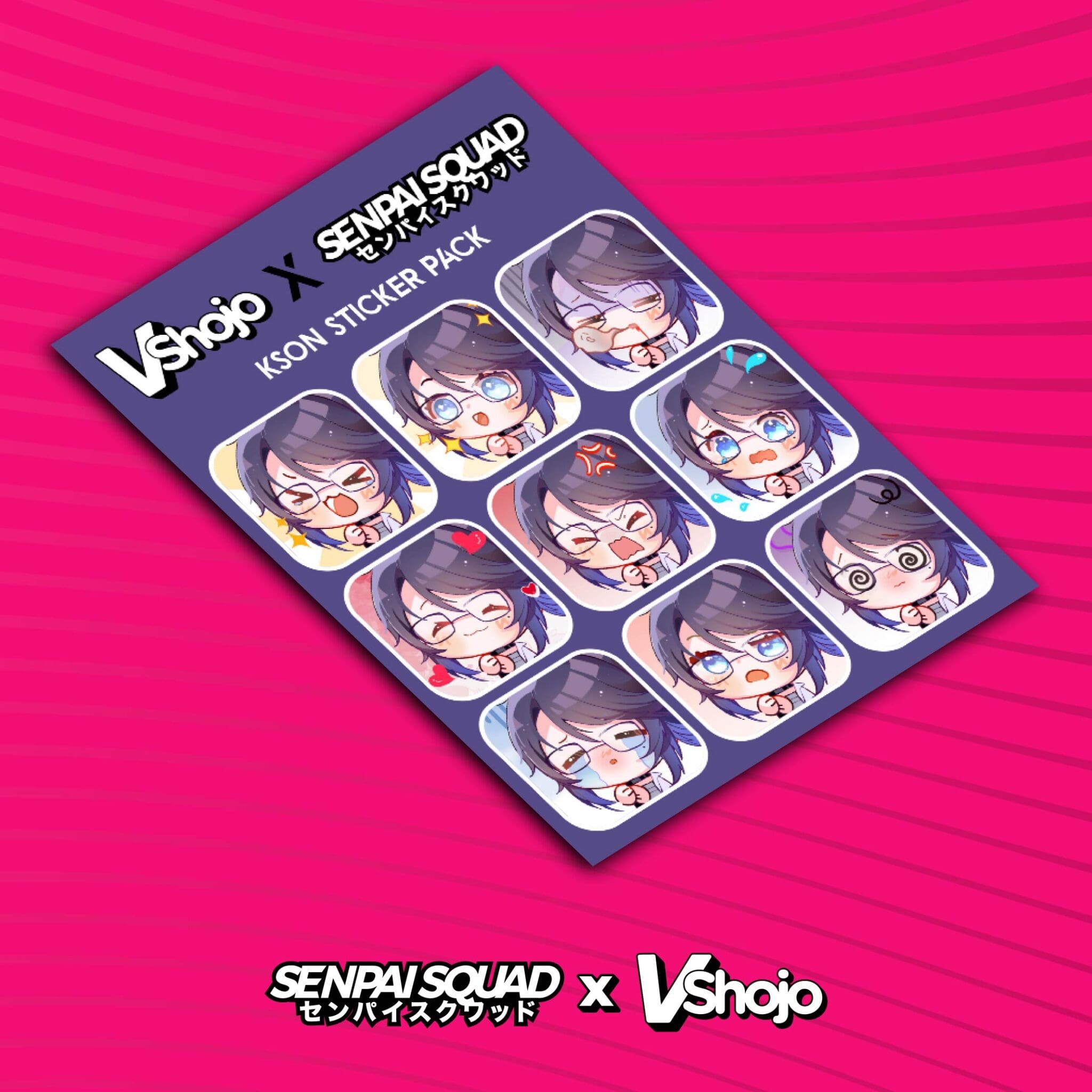 VShojo x Senpai Squad: KSON Sticker Set – Senpai Squad