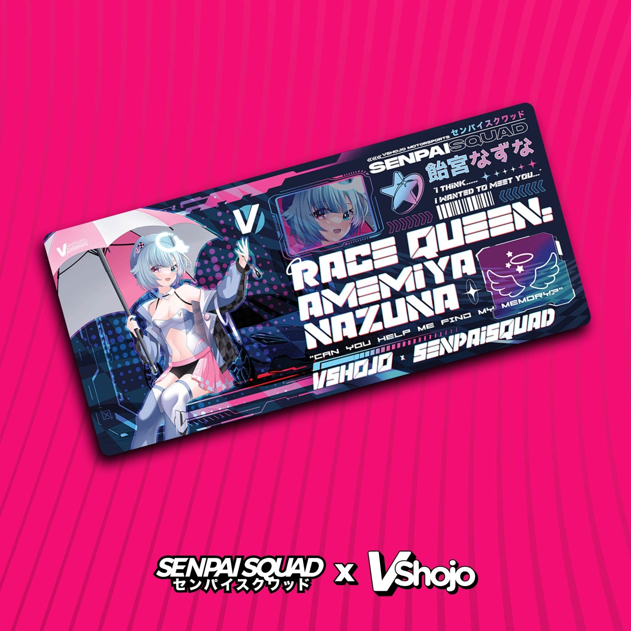 VShojo x Senpai Squad: Nazuna Race Queen – Desk Mat – Senpai Squad