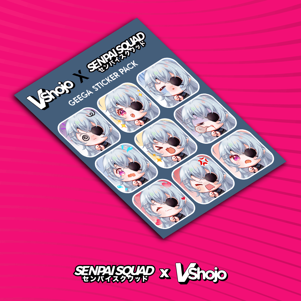 VShojo x Senpai Squad: GEEGA Sticker Set – Senpai Squad