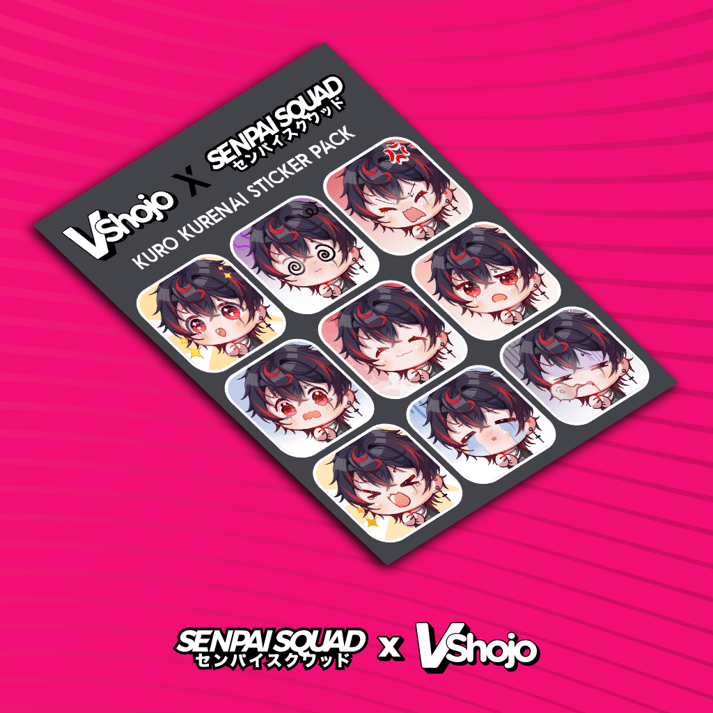 VShojo x Senpai Squad: Kuro Sticker Set – Senpai Squad