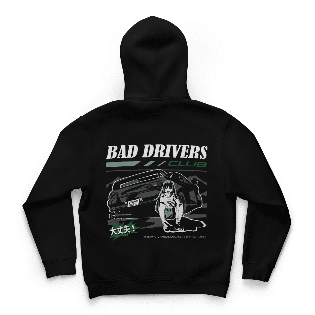 Bad Drivers Club R32 Crying – Hoodie – Senpai Squad